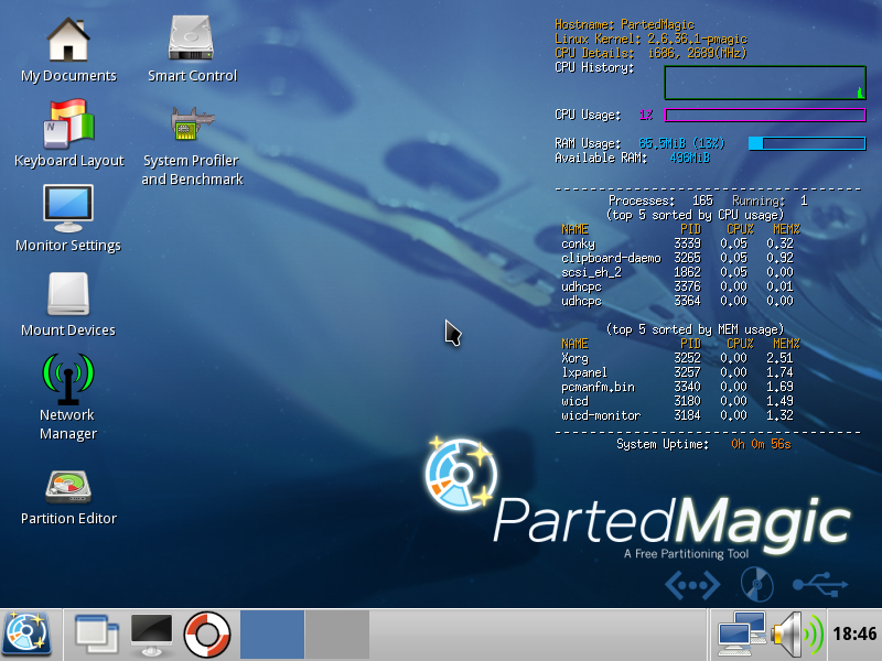Nueva versión de Parted Magic 2012_3_24 – La mirada del replicante