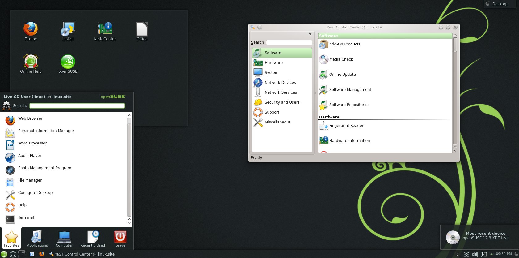 Disponible para su descarga la sensacional openSUSE 12.3 – La mirada ...
