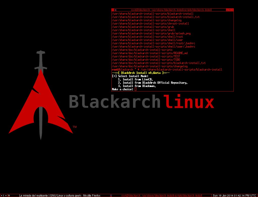 BlackArch Linux: distro de hacking con base Arch – La mirada del replicante