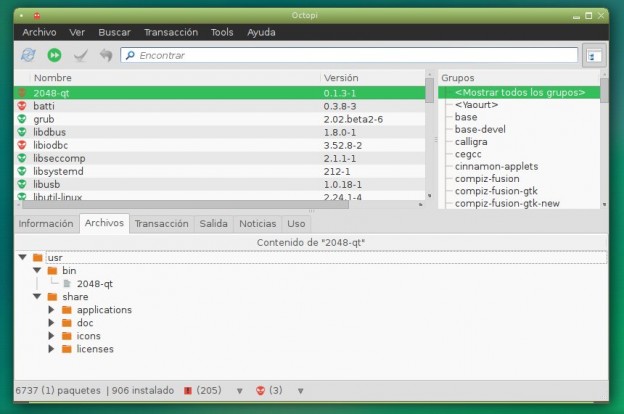 Disponible Octopi 0.4.0: un potente gestor de software para Pacman – La ...