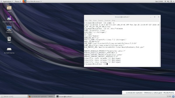 Scientific Linux – La mirada del replicante