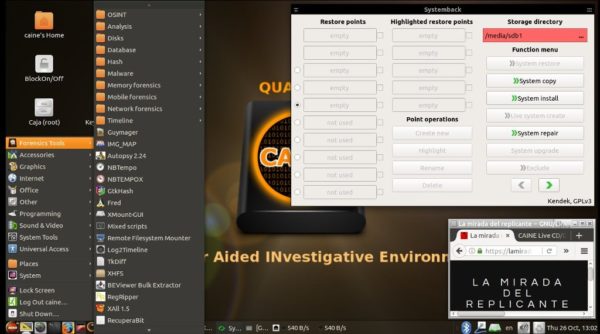 CAINE 9.0: nueva versión de la distro de análisis forense digital – La ...